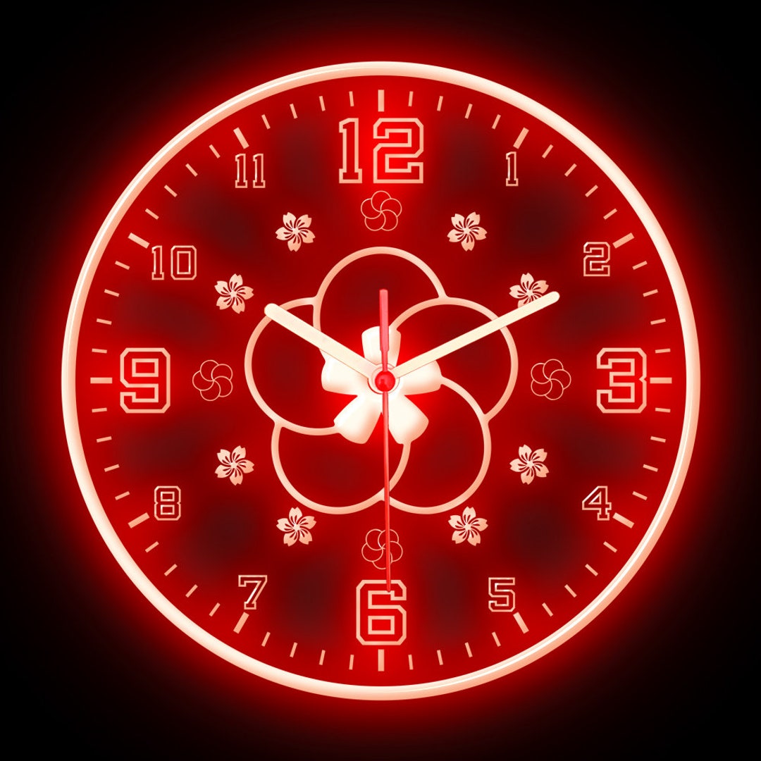 25ck1003 Japanese Sakura Cherry Blossoms Home Decor Living Room Colorful LED Flexible Flex Neon ...