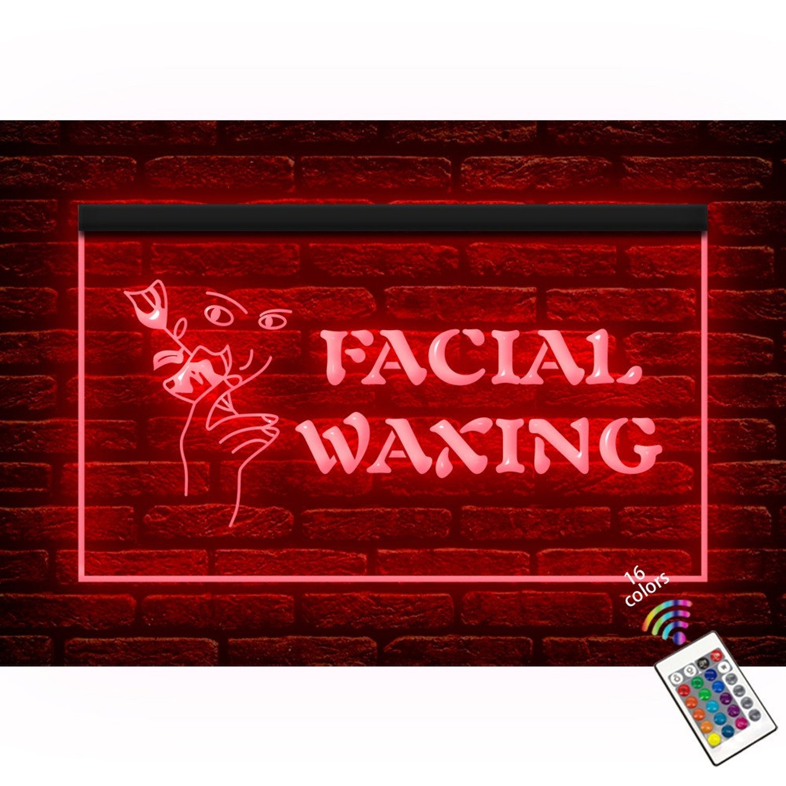 160010 Facial Waxing Beauty Salon Shop Home Decor Open Display LED ...