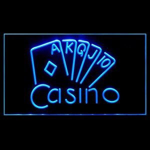 220092 Casino Poker Game Room Card Home Decor Shop Store Open Display ...
