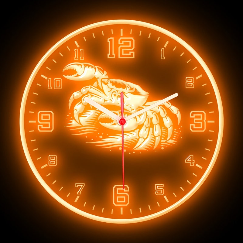 Blue Crab Clock - Etsy