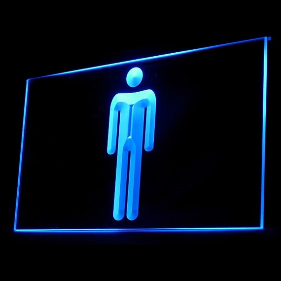 120035 Male Boy Gentleman Toilet Restroom Restaurant Mall - Etsy