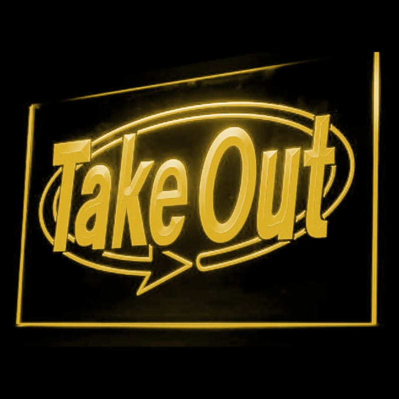 Dine in Take Out Signs - Etsy