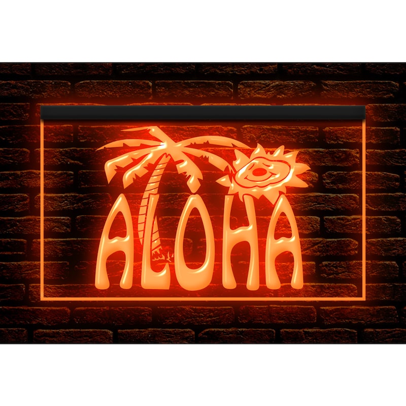 Aloha Neon Sign - Etsy