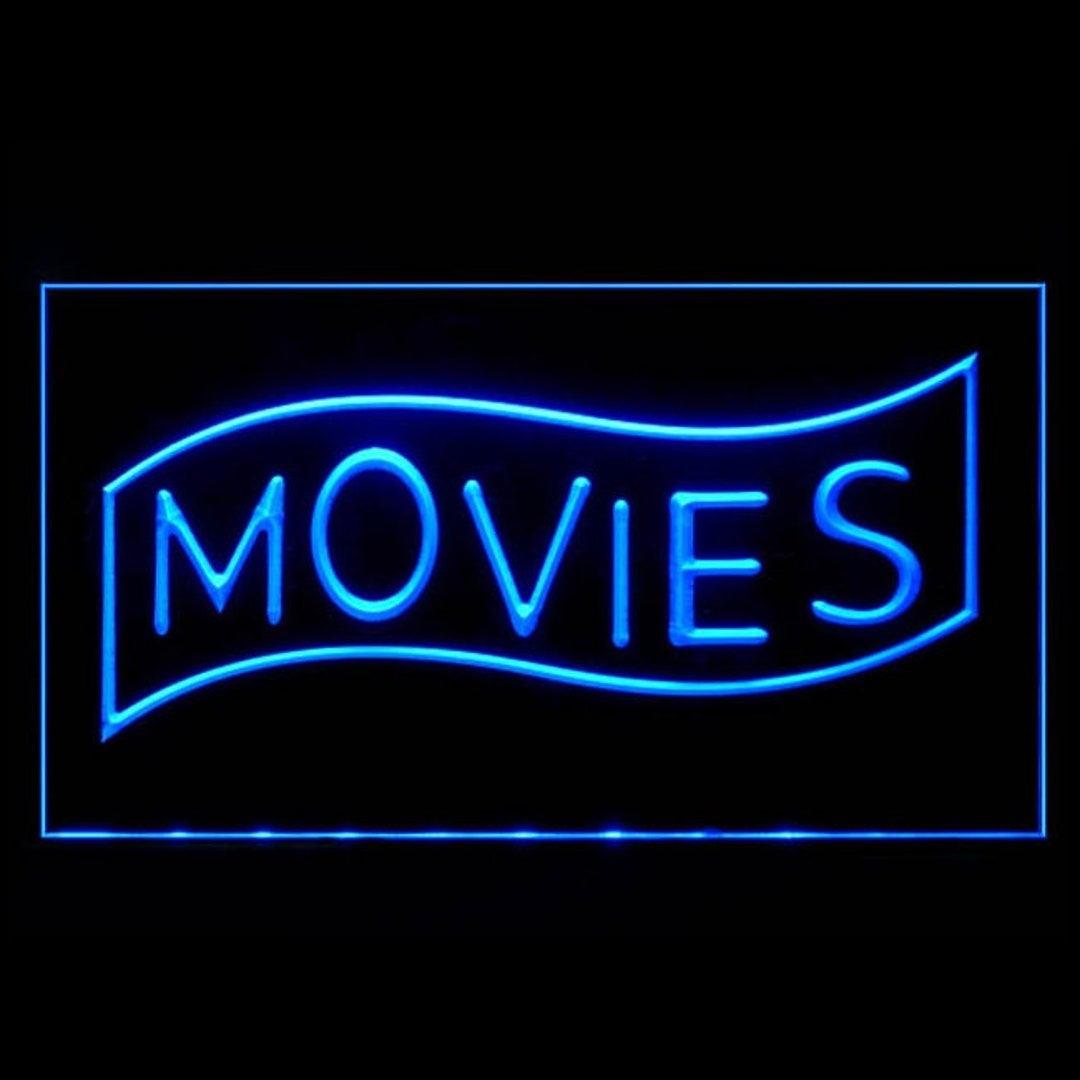140089 Movies Home Theater Cinema High End Film Display LED Light Neon ...