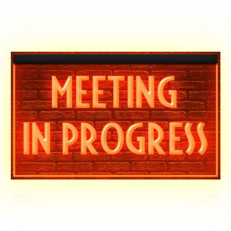 Interview in Progress Sign - Etsy