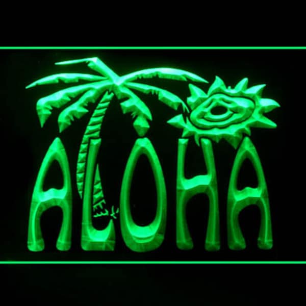 Aloha Neon Sign - Etsy