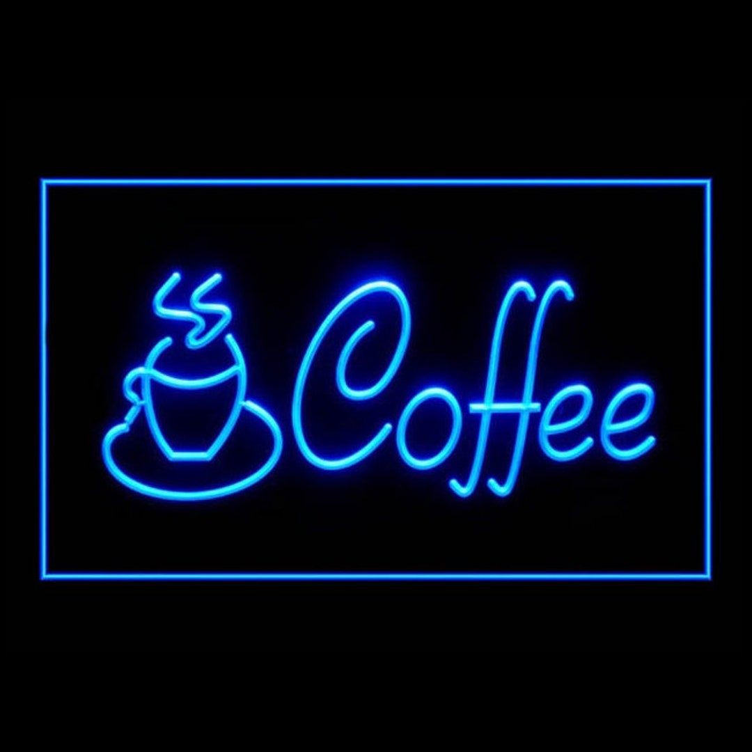 110117 Coffee Shop Cafe Open Decor Display LED Light Neon Sign - Etsy