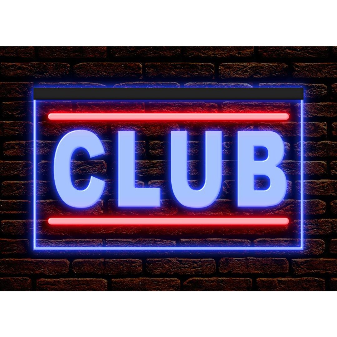 Club Bar Beer Pub Illuminated Decor Display Light Neon Sign Dual Colors ...