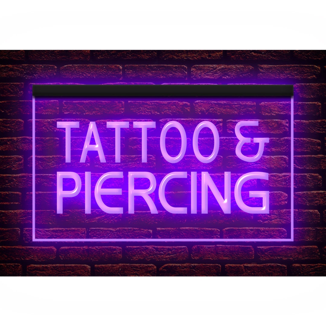 100016 Tattoo Piercing Open Shop Get Inked Studio Display LED Light ...
