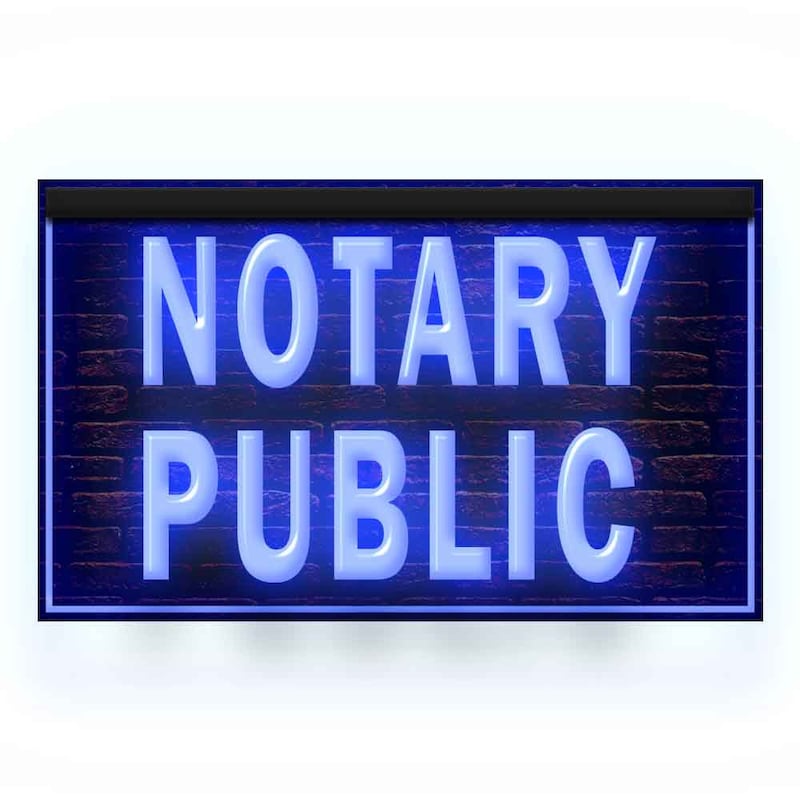 Notary - Etsy