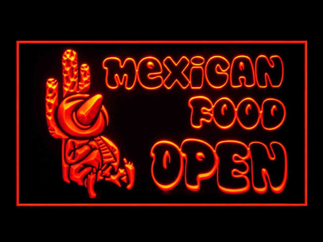 110043 Mexican Food Open Restaurant Cafe Shop Store Decor - Etsy
