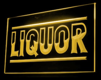 Led Liquor Signs - Etsy