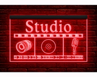 On Air Live Recording Studio Video Room Led Neon Sign - Etsy