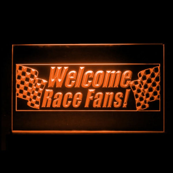Welcome Race Car Fans Sign - Etsy