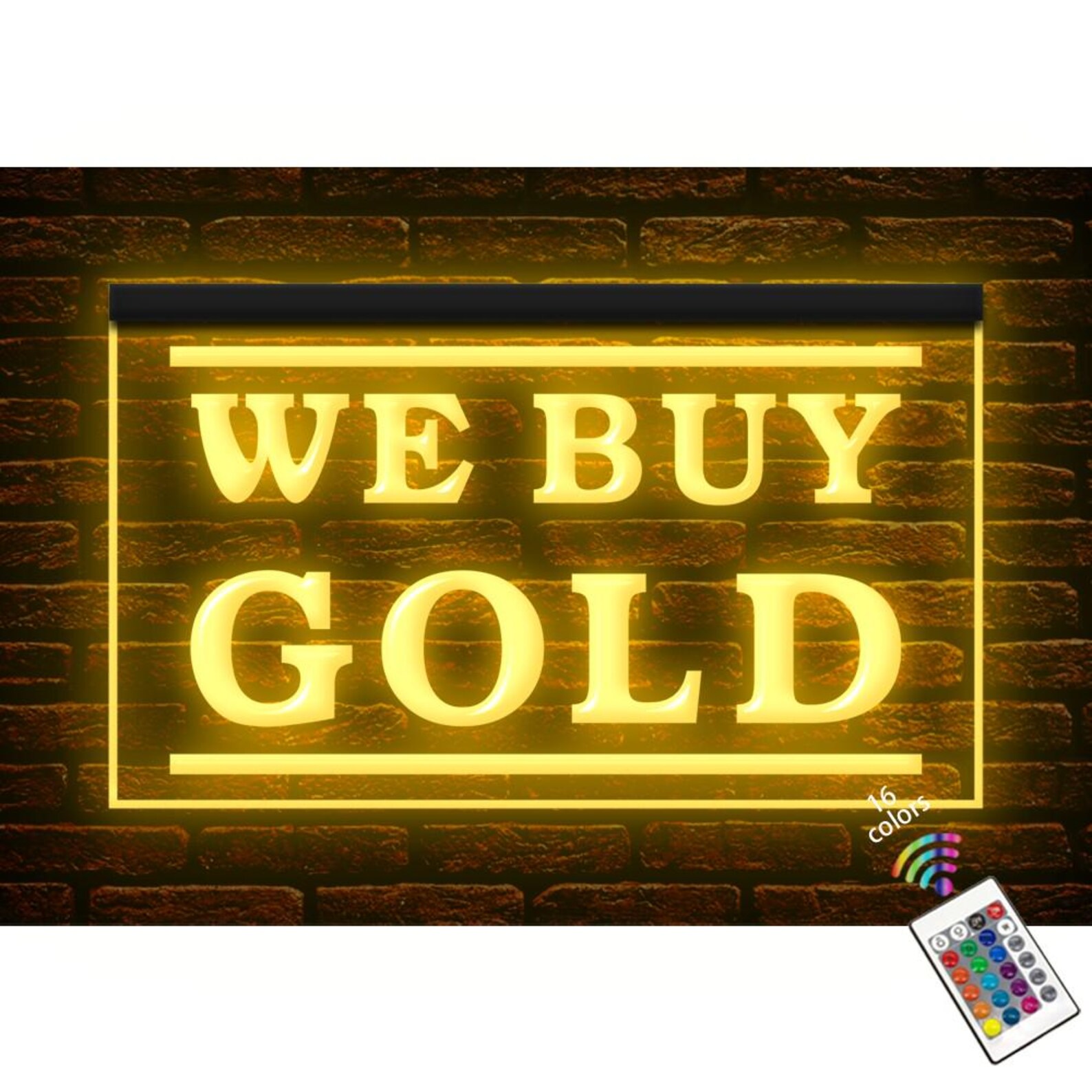 190163 We Buy Gold Jewelry Silver Shop Center Open Decor Display LED ...