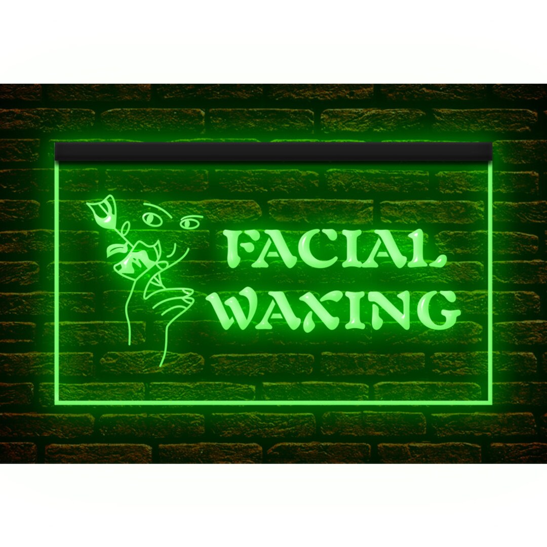 160010 Facial Waxing Beauty Salon Shop Home Decor Open Display LED ...