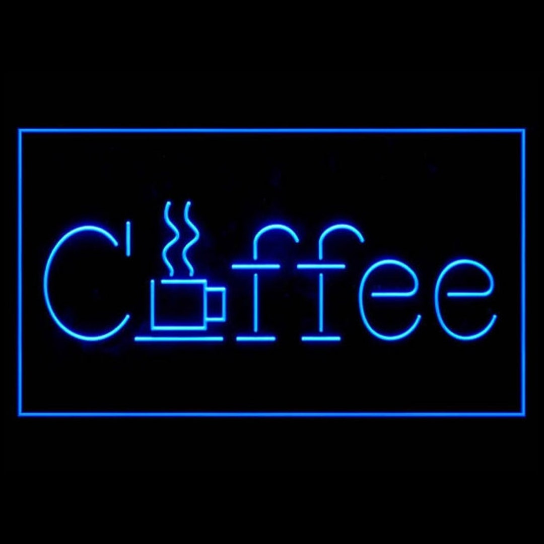 110107 Coffee Cafe Shop Store Open Decor Display LED Light Neon Sign - Etsy