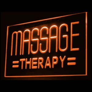 160043 Massage Therapy Beauty Spa Salon Shop Home Decor Display LED ...