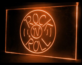 Rock Band Neon Sign - Etsy