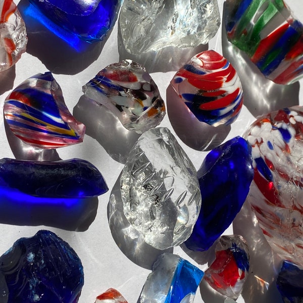 Slag Glass Chunks - Etsy