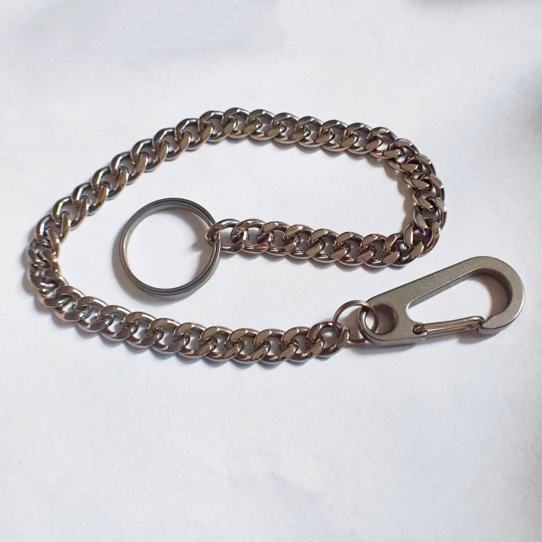 Titanium Wallet Chain: Anti-theft Trouser Pocket Chain, Lightweight ...