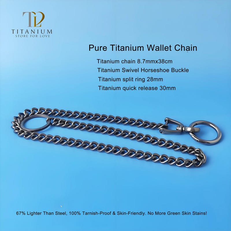 Titanium Wallet - Etsy