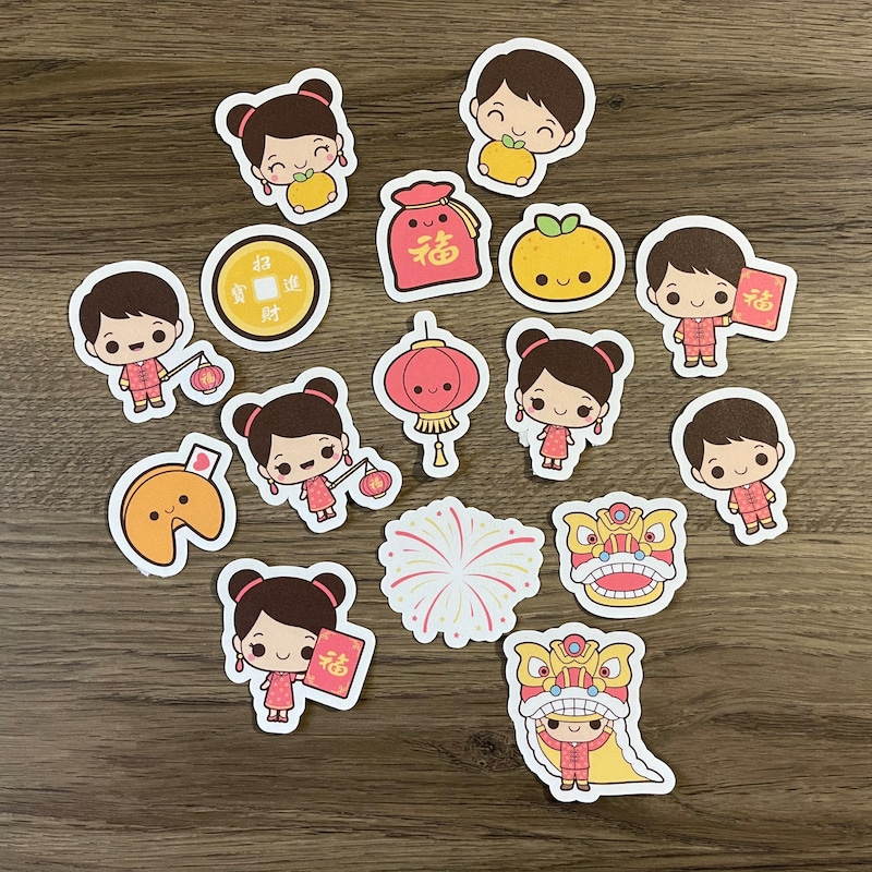 Chinese Stickers - Etsy