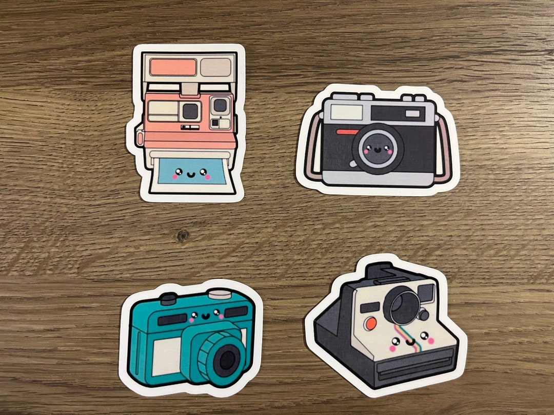 Cute Camera Waterproof Sticker Pack Cute Fun Stickers Stickers Gift for ...