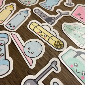 Cute Kawaii Workout Sticker Pack | Cute | Fun Stickers | Stickers ...