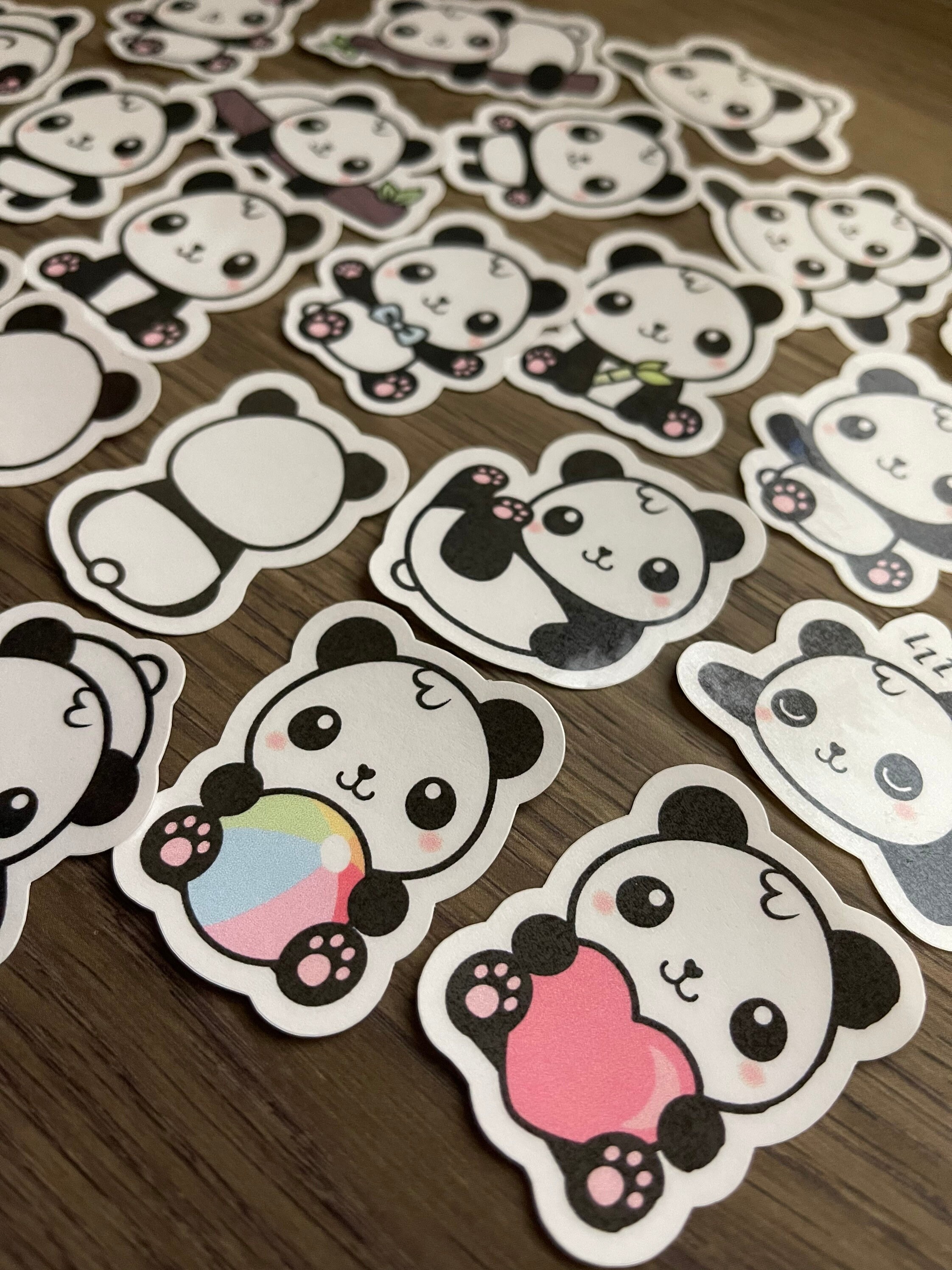 Kawaii Panda Sticker Pack Cute Fun Stickers Stickers - Etsy