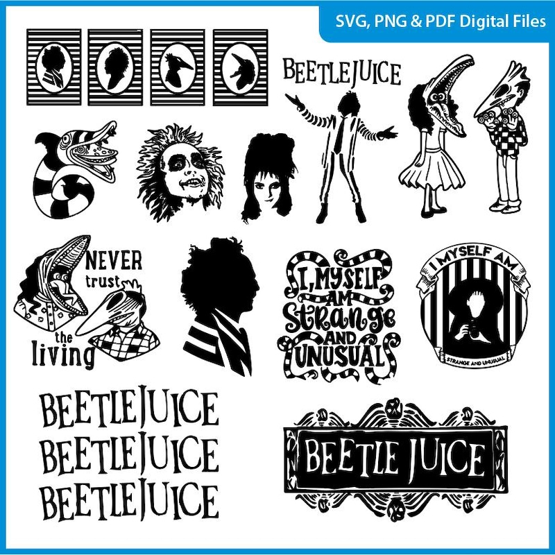Beetlejuice Svg - Etsy