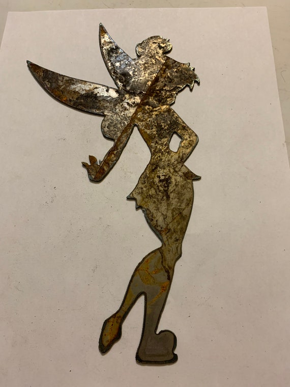 10 Rusty Metal Tinkerbell | Etsy