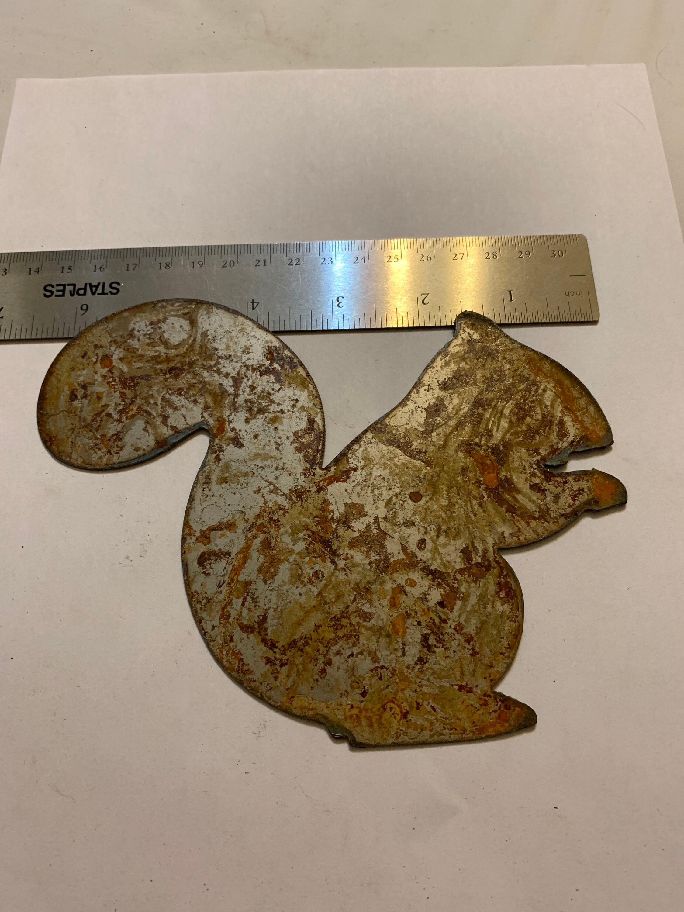 5” Rusty Metal Squirrel - Etsy