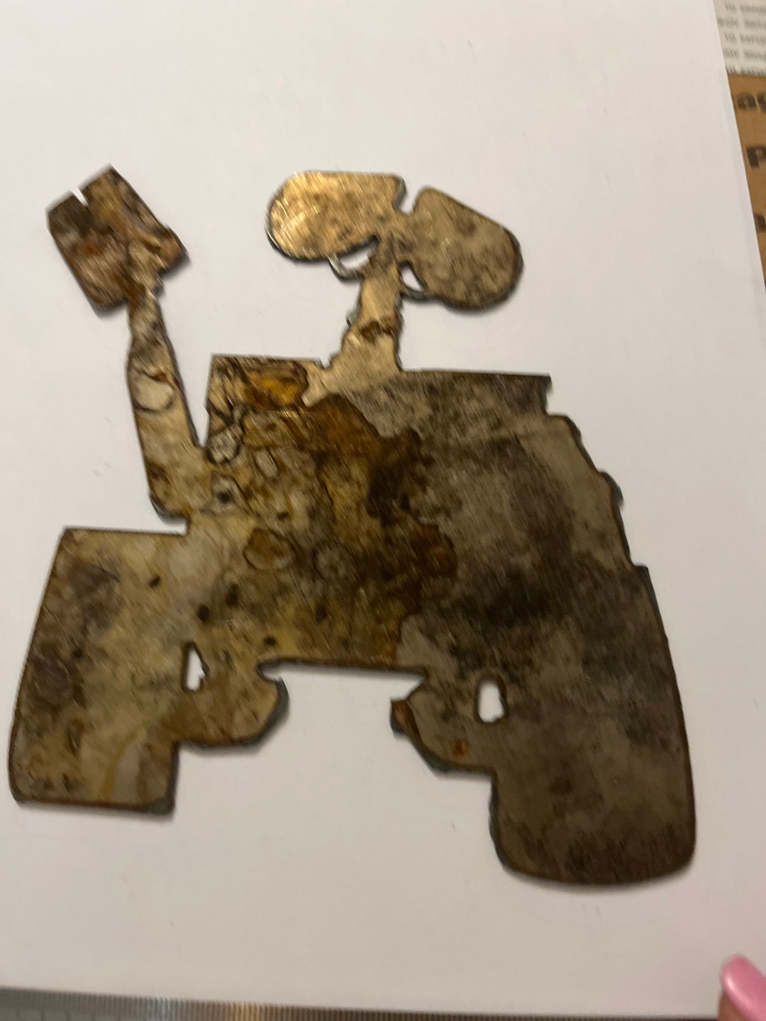 6” Rusty Metal Wall E - Etsy