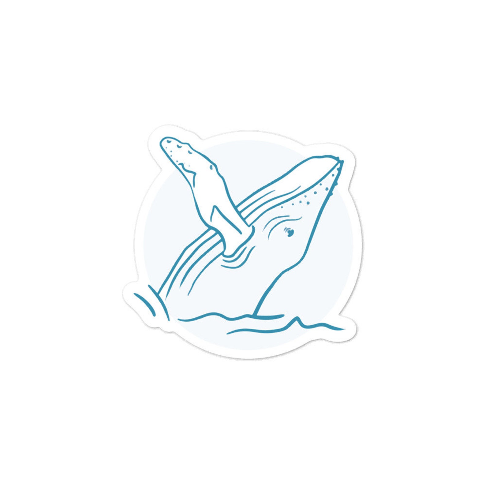 Whale Sticker / Whale Decal / Whale Vinyl Decal / Whale Laptop Sticker ...
