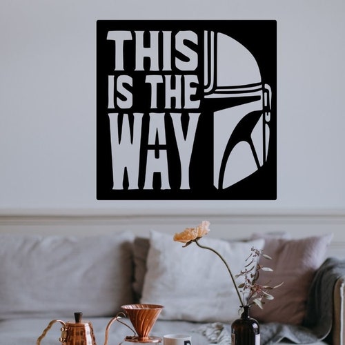 The Mandalorian Poster Wall Art Star Wars Decoration Star - Etsy