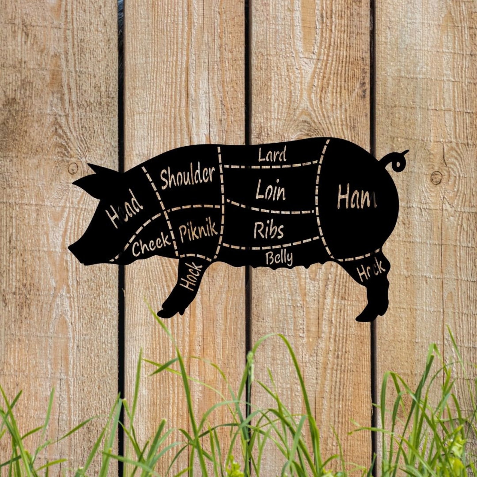 Pork Signs. Diagrams Wall Art Animal Signs Pig Signs Meat - Etsy