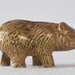 Miniature Brass Bear Figurine, 3/4" High, Teddy Bear, Miniature Bear ...