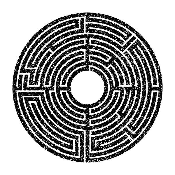 Labyrinth Stamp - Etsy