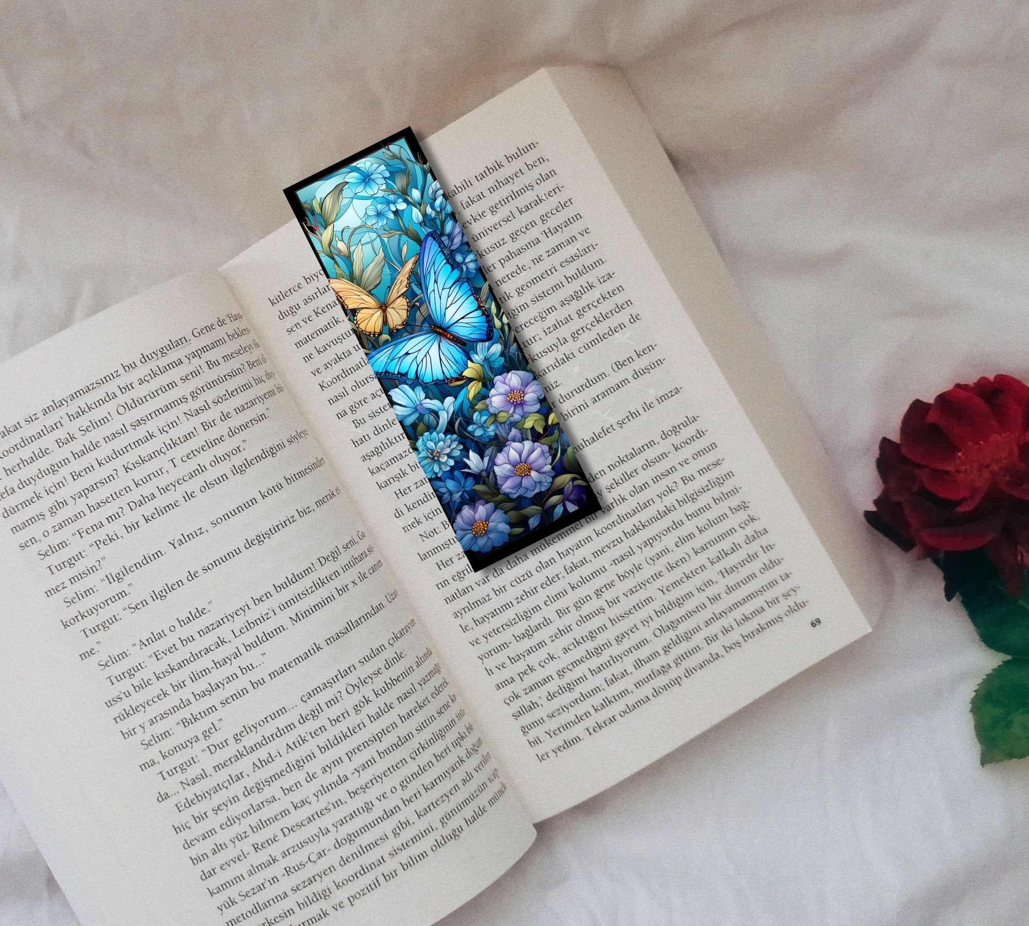 Butterfly Printable Bookmarks Bundle, Book Lovers Gift, Fantasy ...