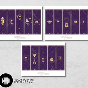 Tarot Cards Major Arcana Printable Bookmarks, 23 Digital Bookmarks ...