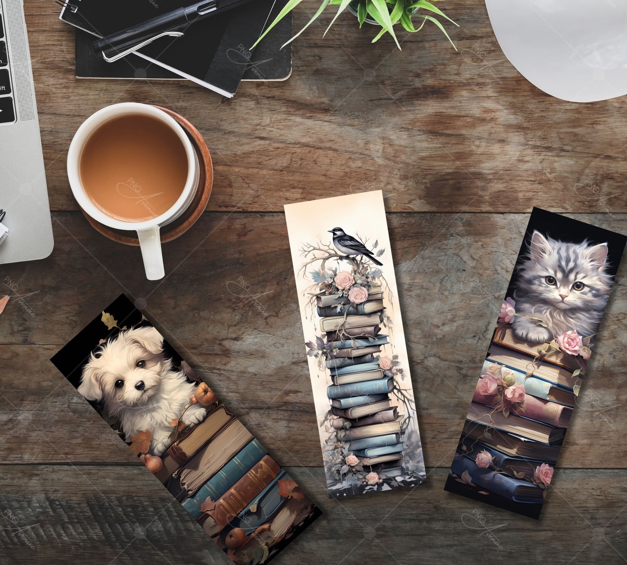 Stacked Books Printable Bookmarks Book Lovers Designs - Etsy UK