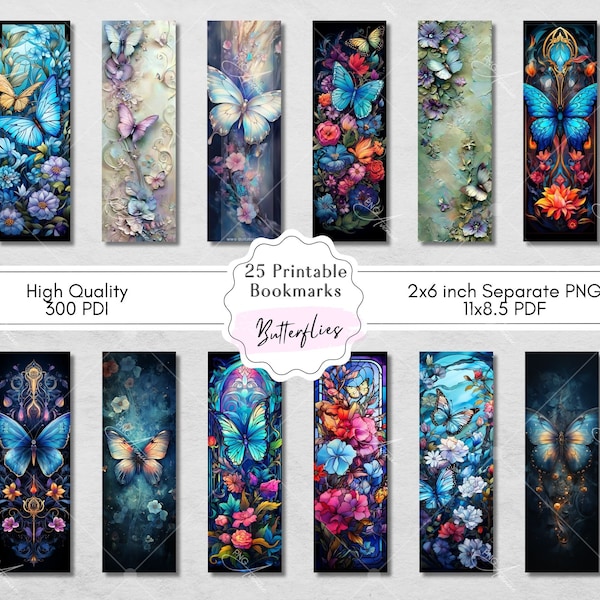Butterfly Bookmark - Etsy