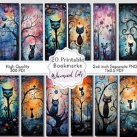 Stacked Books Printable Bookmarks, Book Lovers Designs, Digital Letter ...