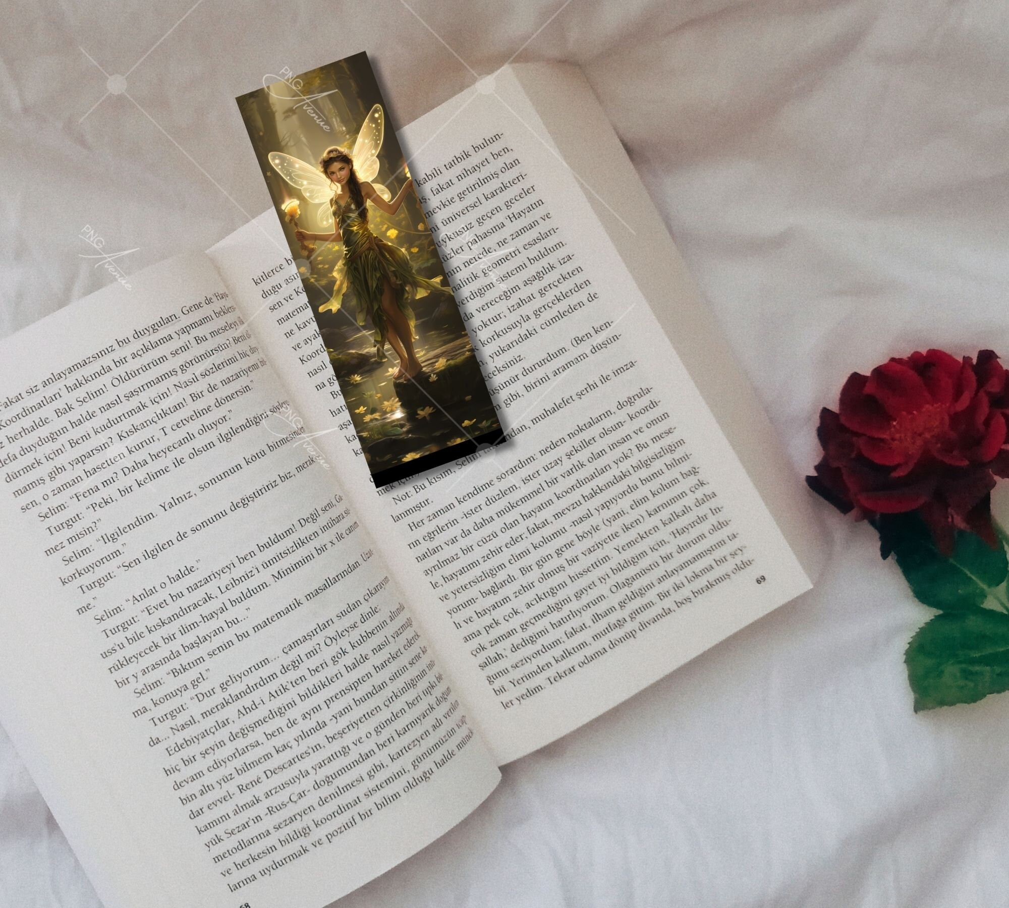 Fairies Printable Bookmarks, Enchanted Fairytale Designs, Digital ...