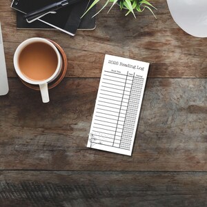 Printable Reading Log Tracker 2025, Book Tracker Bookmarks, Library ...