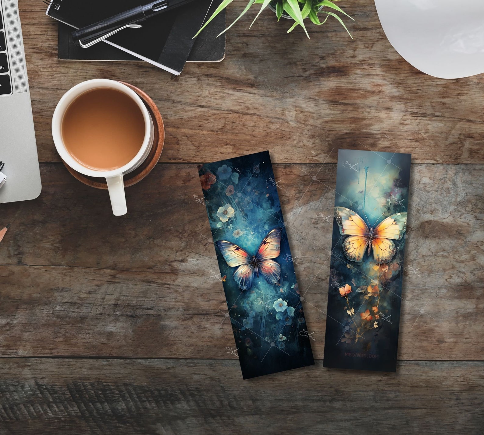 Butterfly Printable Bookmarks Bundle, Book Lovers Gift, Fantasy ...