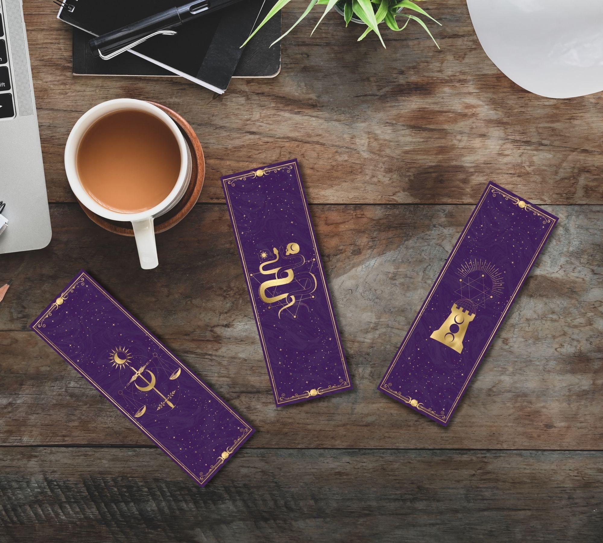 Tarot Cards Major Arcana Printable Bookmarks 23 Digital - Etsy