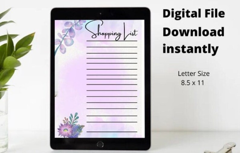 Purple Shopping List - Etsy