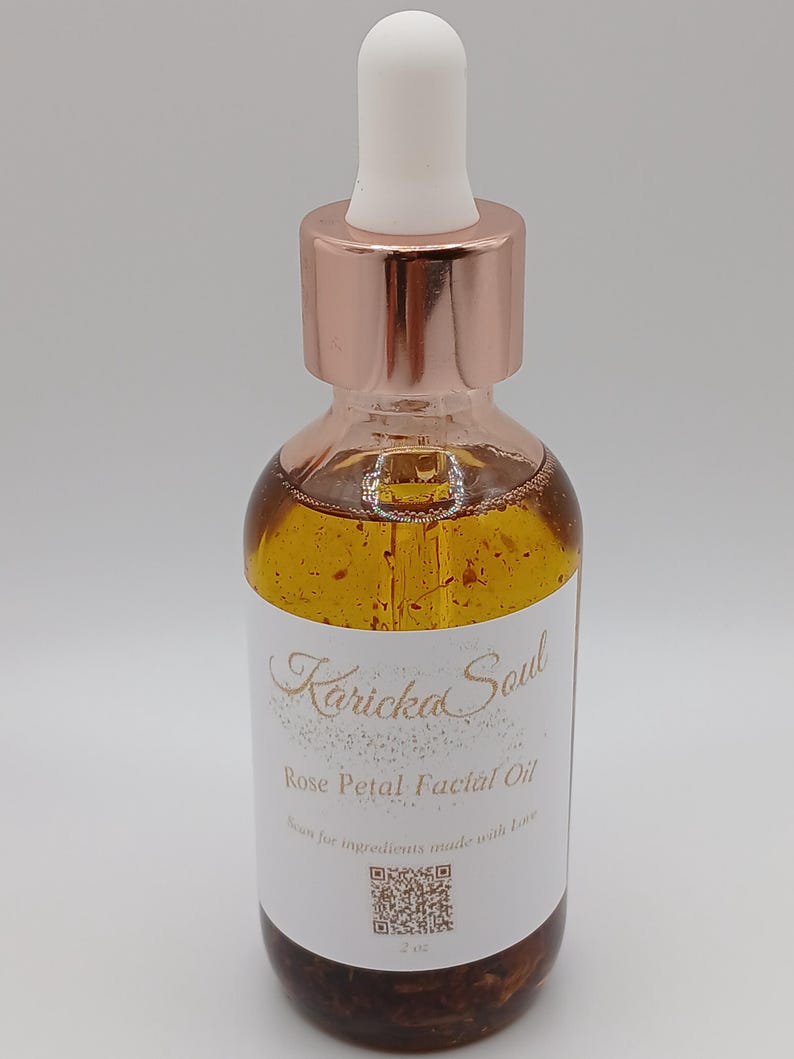 Rose Petal Facial Oil - Etsy